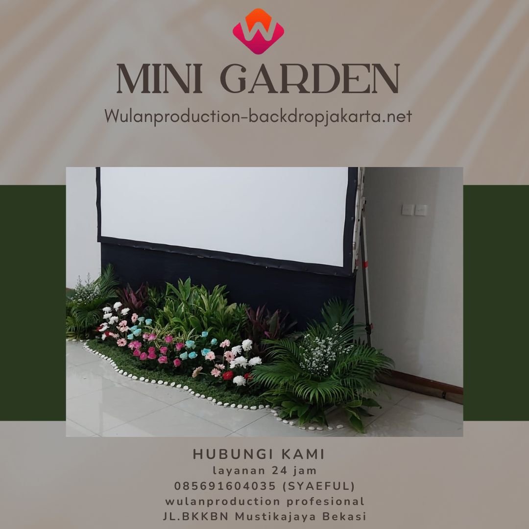 Sewa Mini Garden Garapan Rapi Jakarta Selatan
