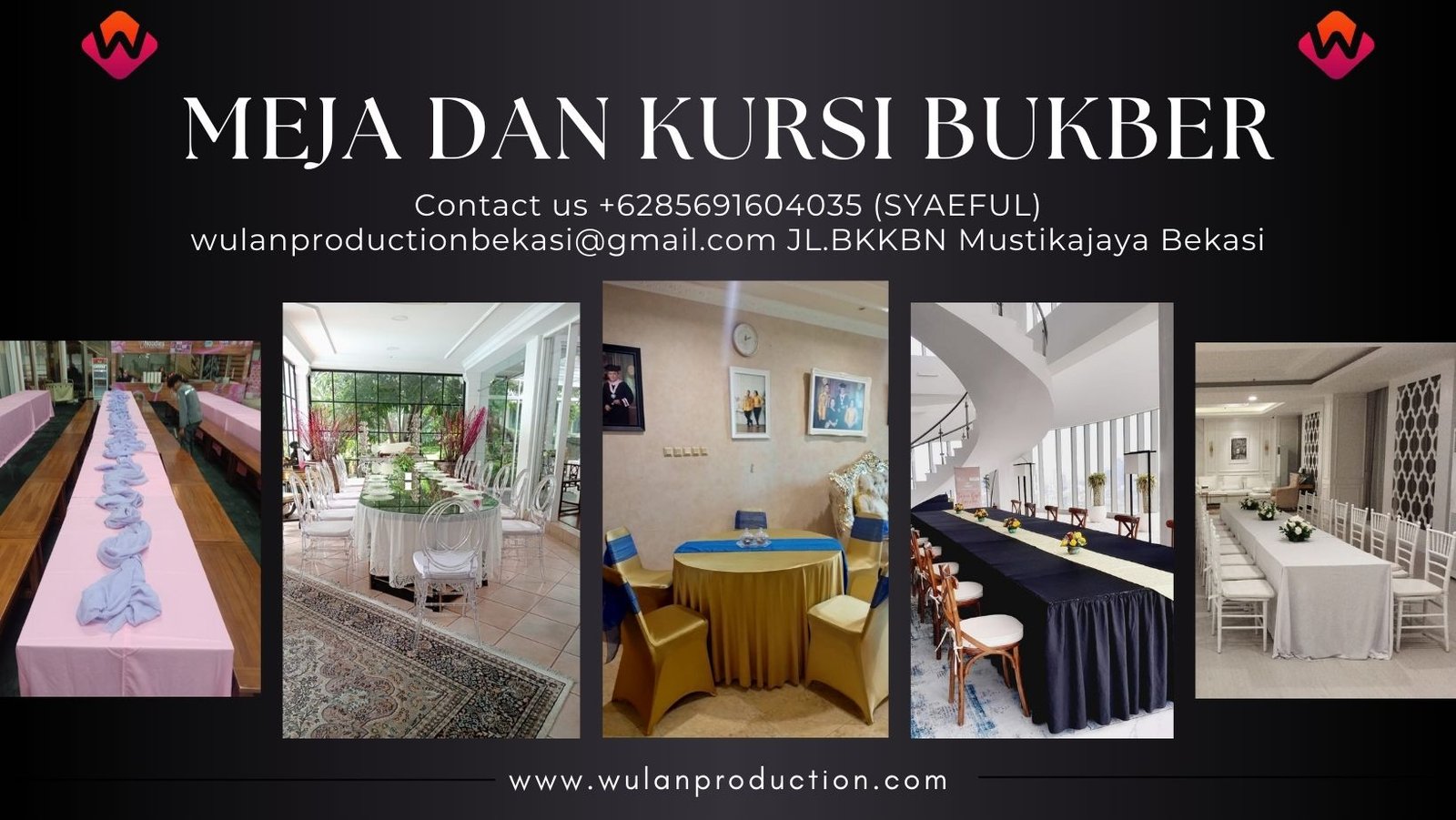 Pusat Sewa Meja Kursi Bukber Ramadhan 2024 Jakarta