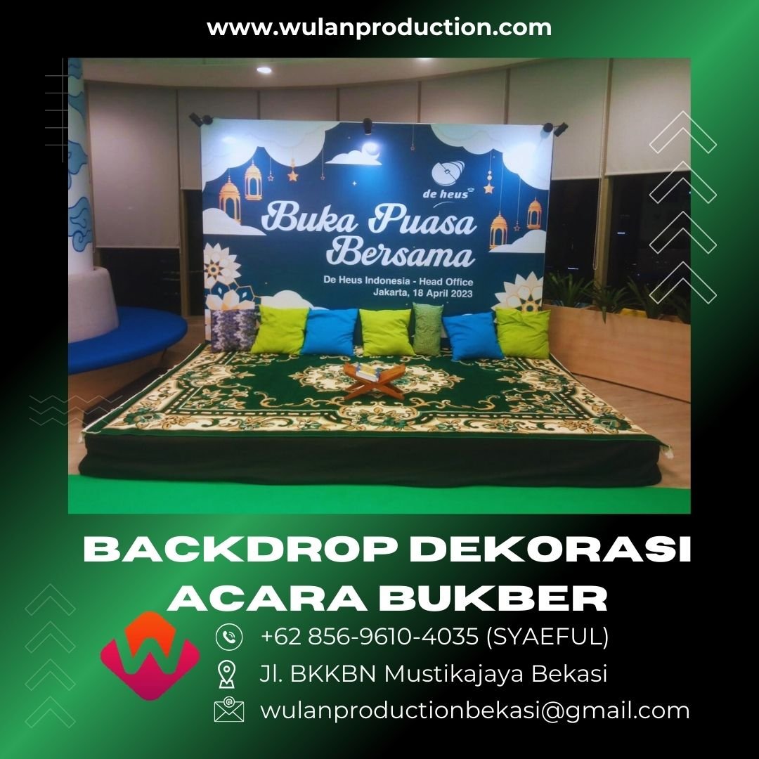 Sewa Dekorasi Dan Backdrop Acara Ramadhan Jakarta Pusat