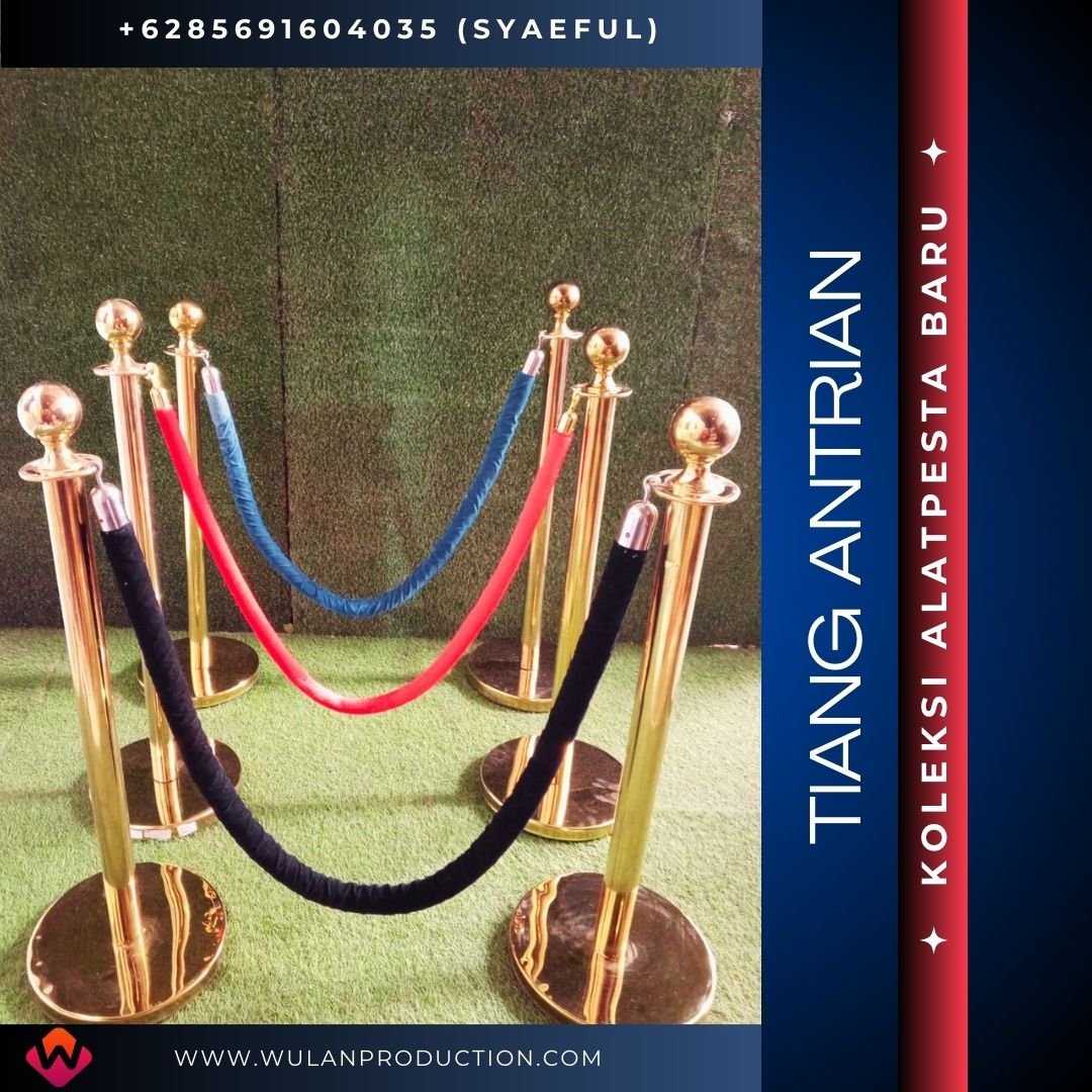 Sewa Aneka Tipe Tiang Antrian Area Jakarta Pusat