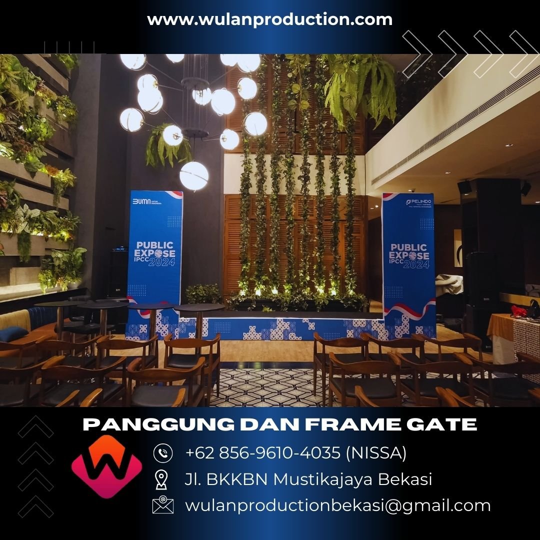 Jasa Sewa Panggung Dan Frame Gate LED Kebon Sirih Menteng