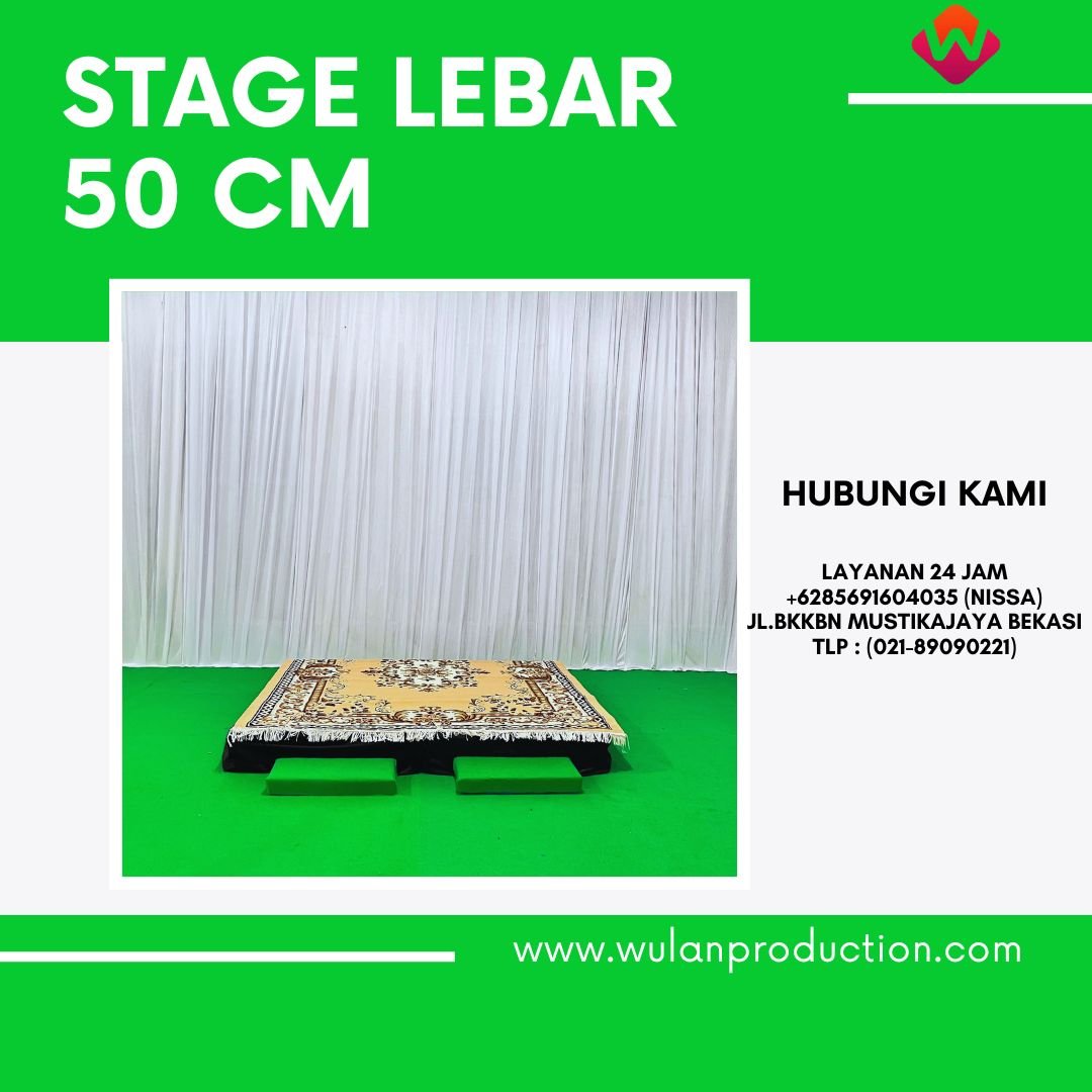 Sewa Stage Lebar 50 Cm Stage Foto di Jakarta