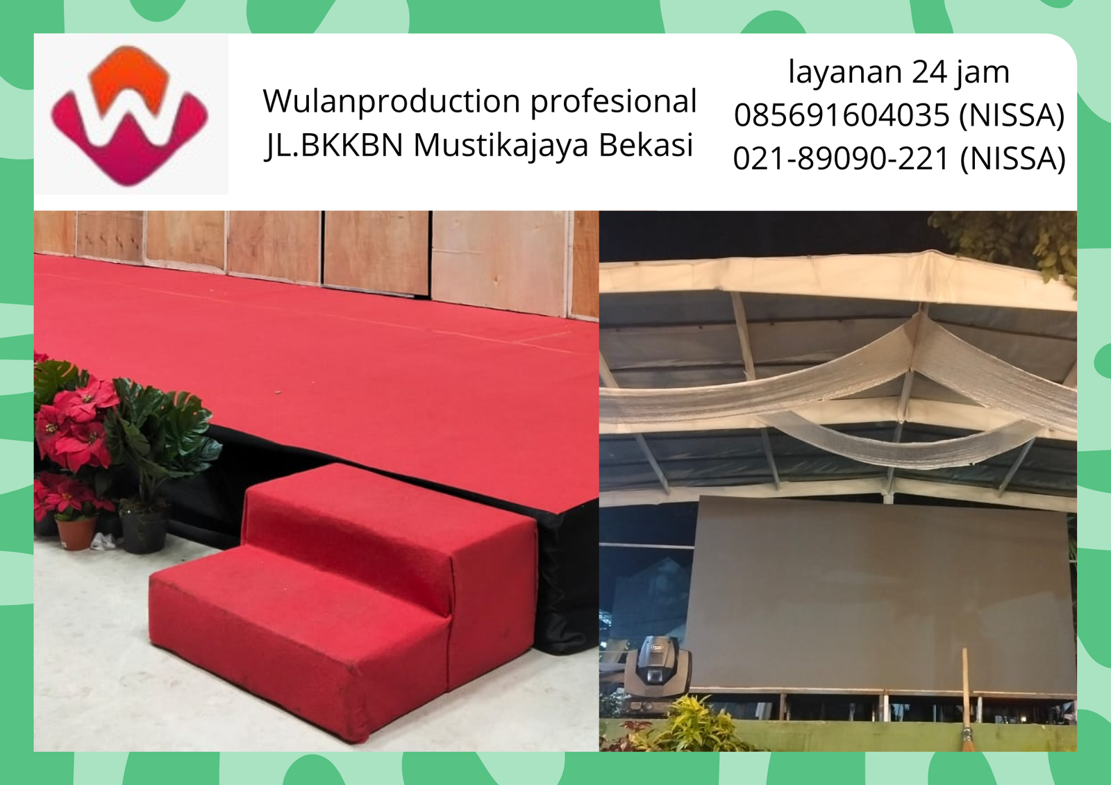 Rental Backdrop Polos Dan Panggung Karpet Merah Jakarta