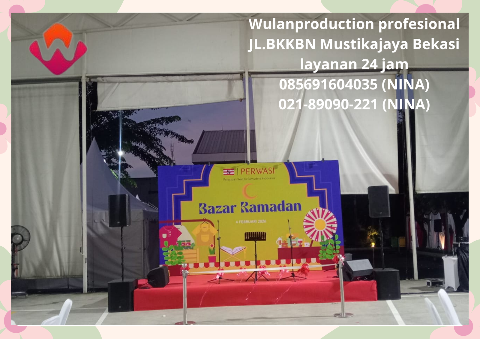 Sewa Backdrop Lengkap Panggung Aneka Model Serang